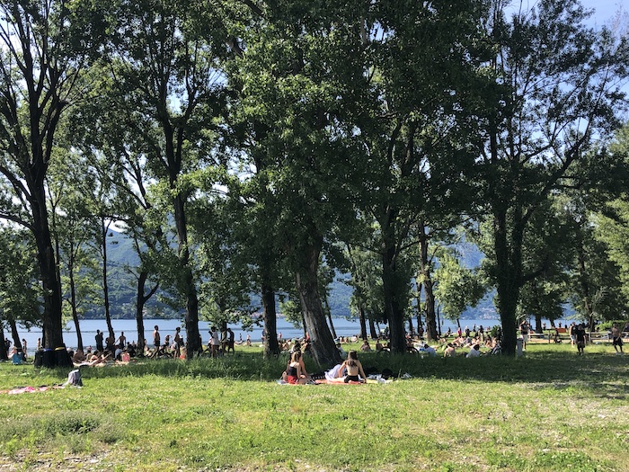 Dal Parco Giona a Luino e Germignaga, spiagge prese d'assalto