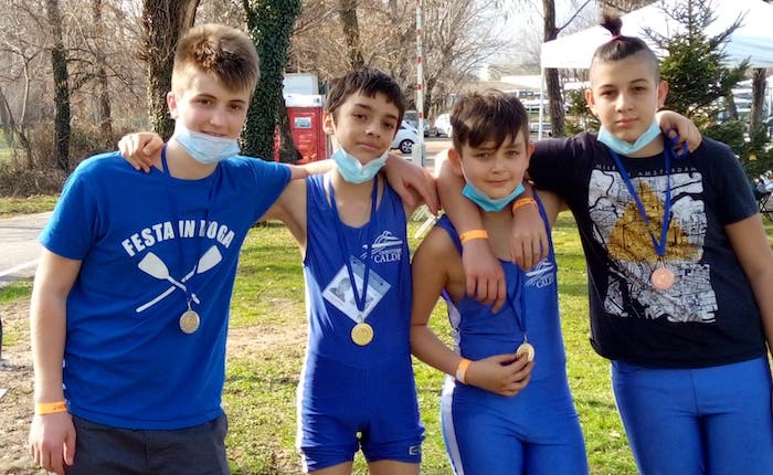 Canottieri Caldè, giovani atleti protagonisti alle regate di Pusiano