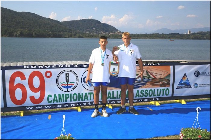 Un titolo ai campionati italiani per la Canottieri Caldè con Nicolò ...