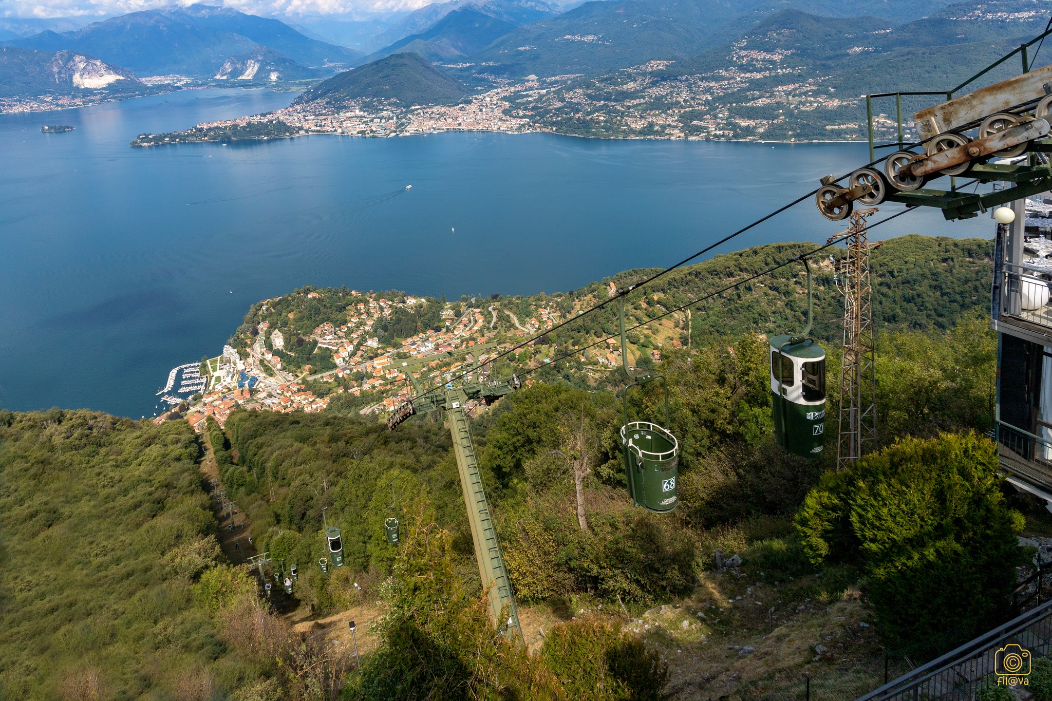 Dalla funivia di Laveno un panorama mozzafiato, la foto è di Filippo ...