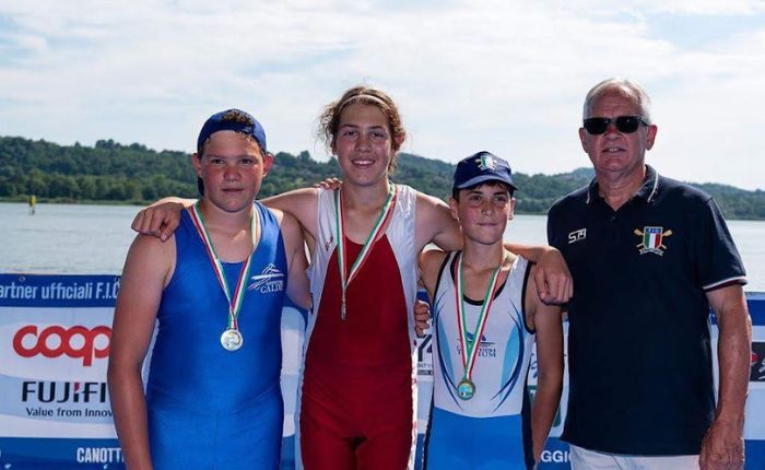 Dieci medaglie per la Canottieri Caldè al Festival dei Giovani